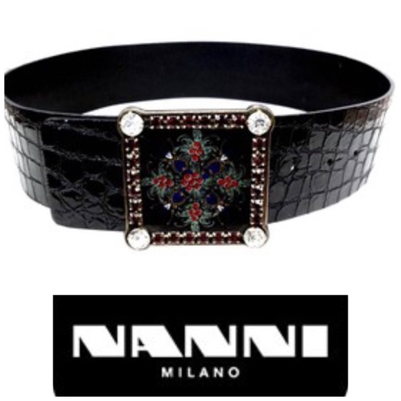 Nanni | Accessories | Nanni Made In Italy Genuine Patent Leather ...